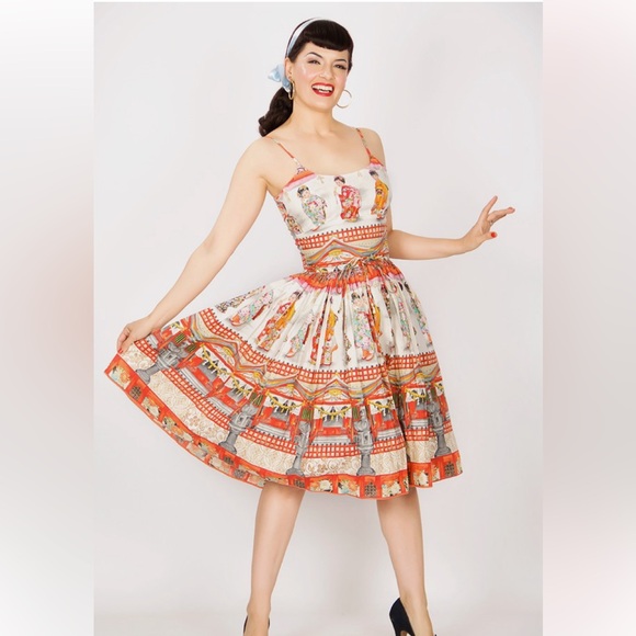 Bernie Dexter | Dresses | Bernie Dexter Htf Rare Chelsea Japanese Print ...